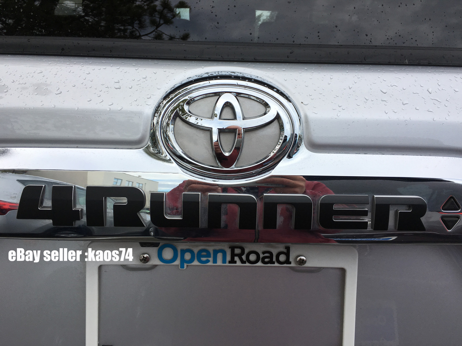 Toyota 4Runner Rear Emblem Decal 2010 2011 12 13 14 15 16 17 18 19 2020 ...