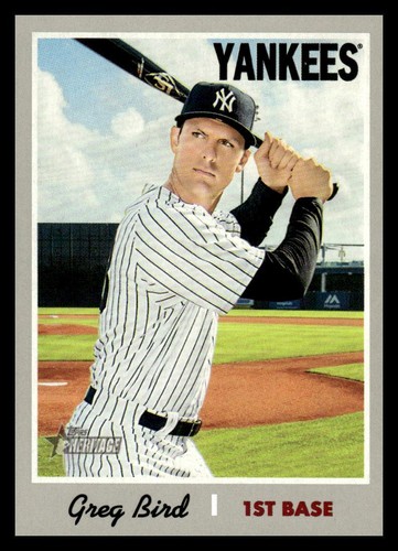 2019 Topps Heritage #297 Greg Bird New York Yankees | eBay