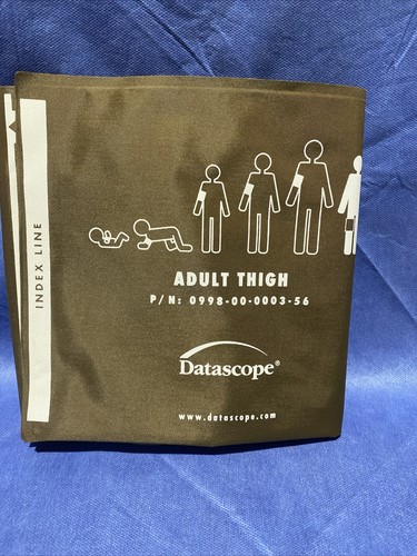 DATASCOPE 0998-00-0003-56 ADULT THIGH BP CUFF W/HOSE | eBay