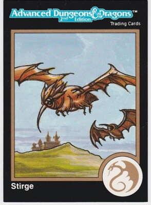 1991 ADVANCED DUNGEONS & DRAGONS 2ND EDITION TRADING CARD #621 STIRGE ...
