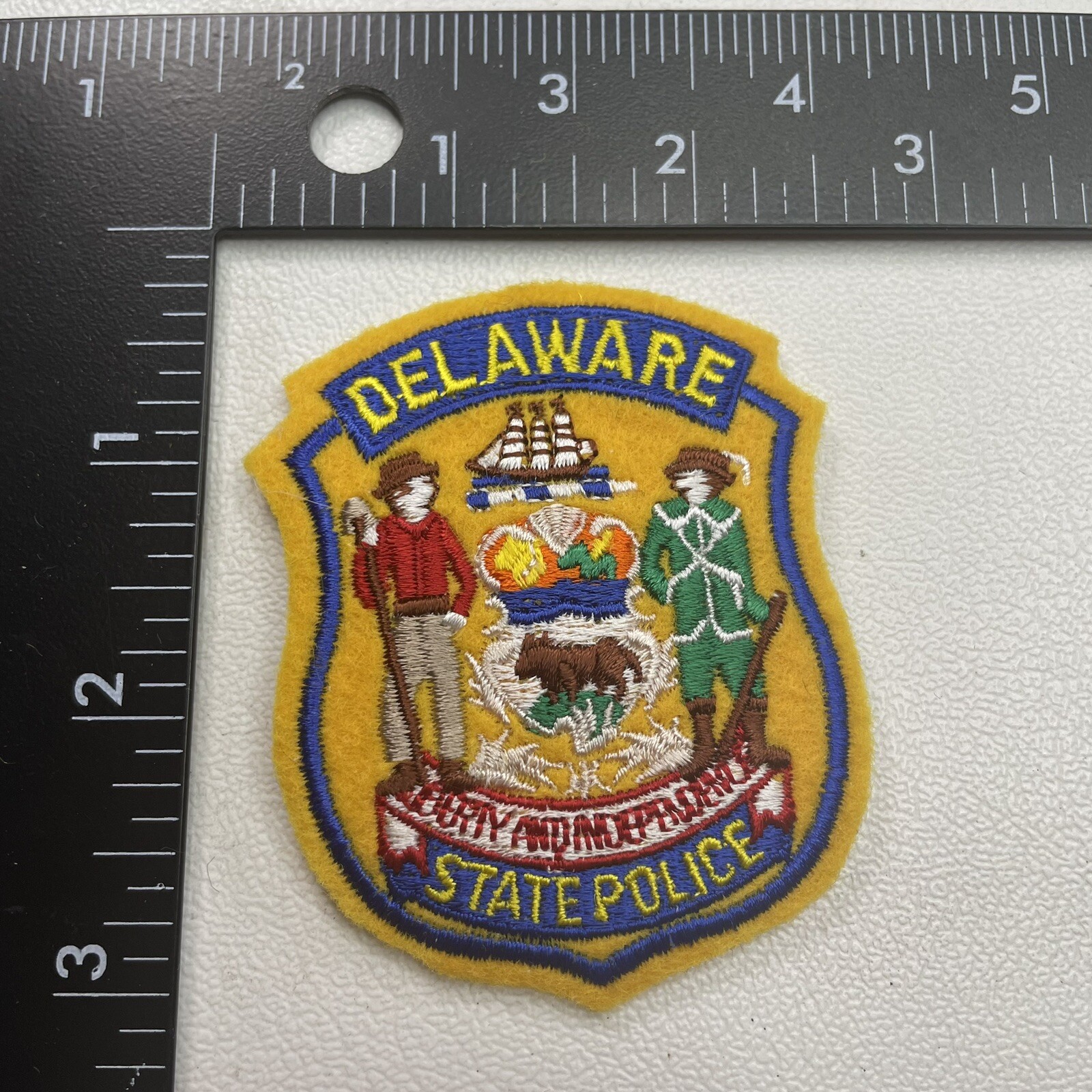 Small Size DELAWARE STATE POLICE Patch (Police Law Enforcement Theme ...
