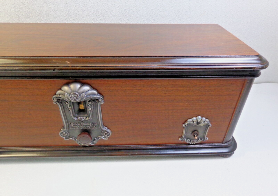 Antique 1928 RCA Radiola 60 Super Heterodyne Tube Radio 28x12x11 55lbs ...