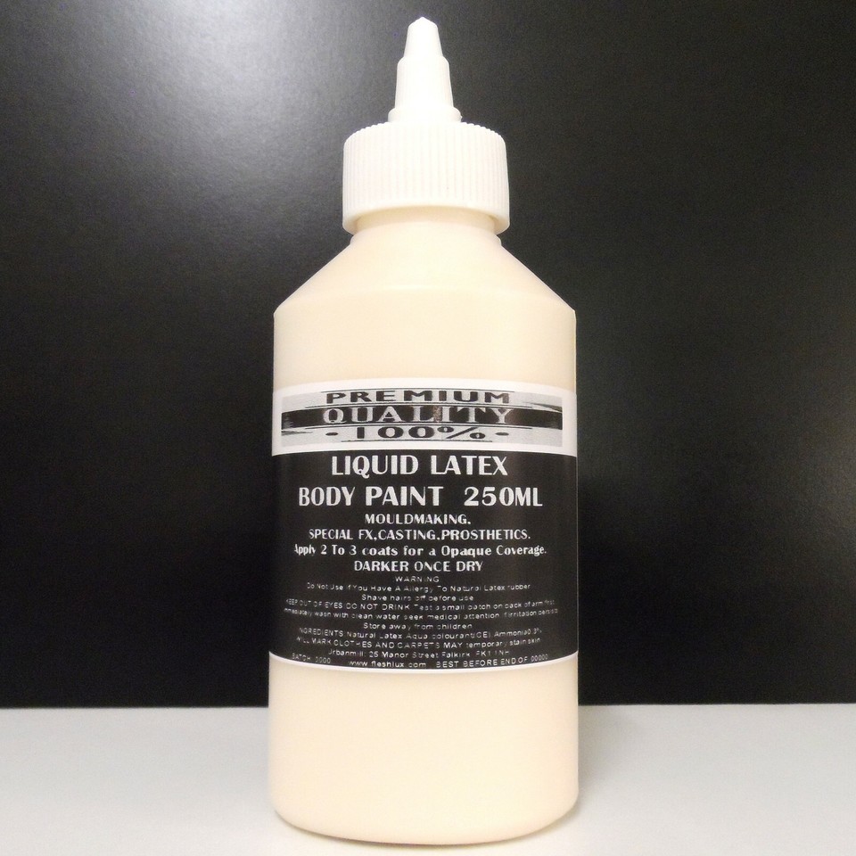 Liquid Latex FLESH 1 LITRE 500ML 30ML 250ML 50ML HALLOWEEN SKIN fancy ...