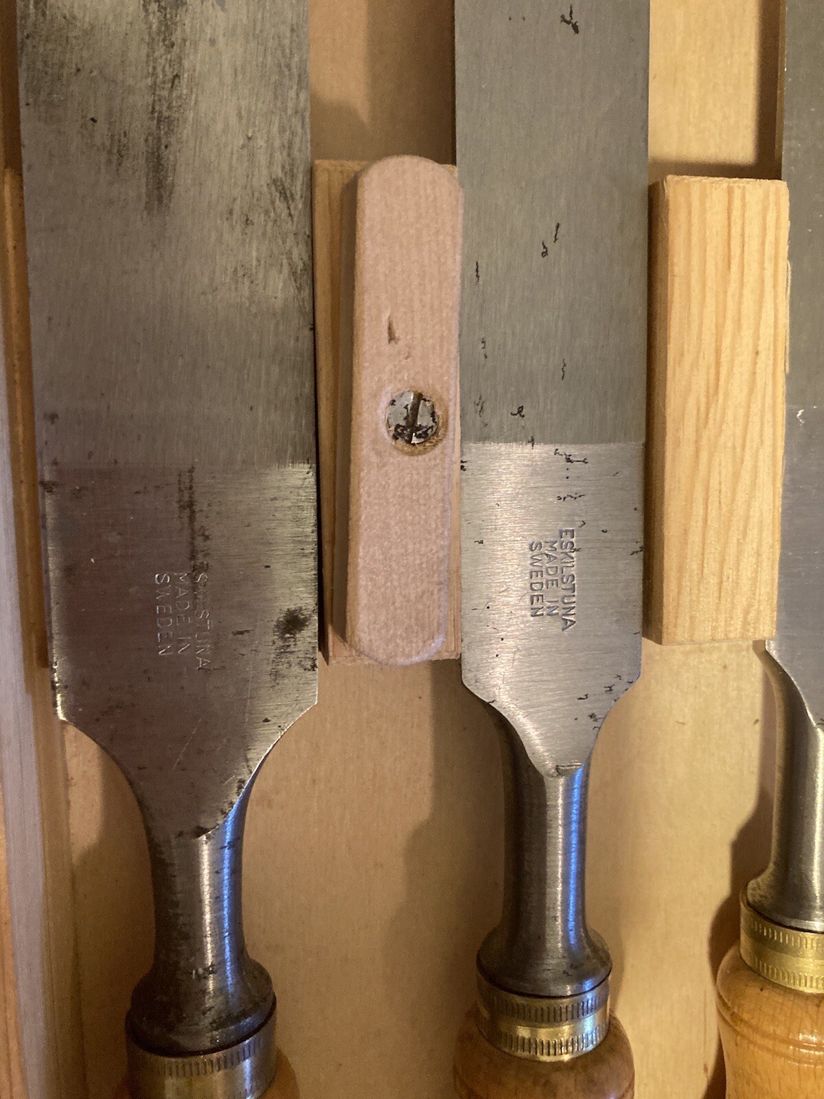 Beautiful set of 8 Beaver Chisels Eskilstuna, Sweden - Berg Vintage | eBay