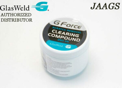 5 PC GlasWeld Clearing Compound Scratch Removal, Clearing Compound ...