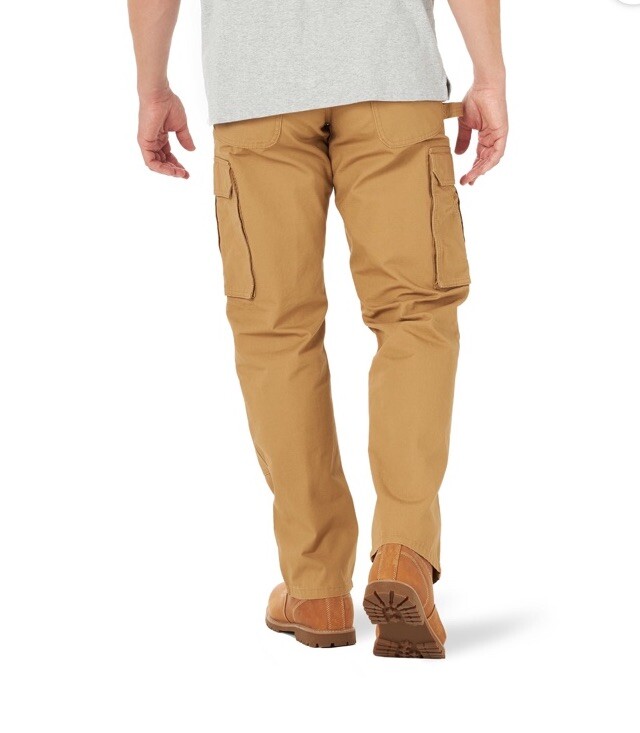 New WRANGLER Ranger Workwear Men's Relaxed Fit Pants-Brown (Rawhide ...