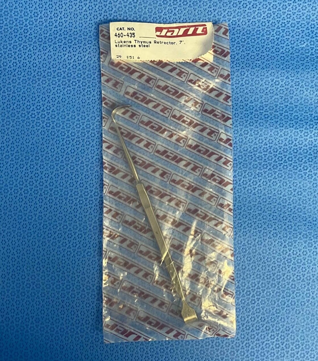 Jarit 460-435 Lukens Thymus Retractor 7" Double Ended Surgical ENT | eBay