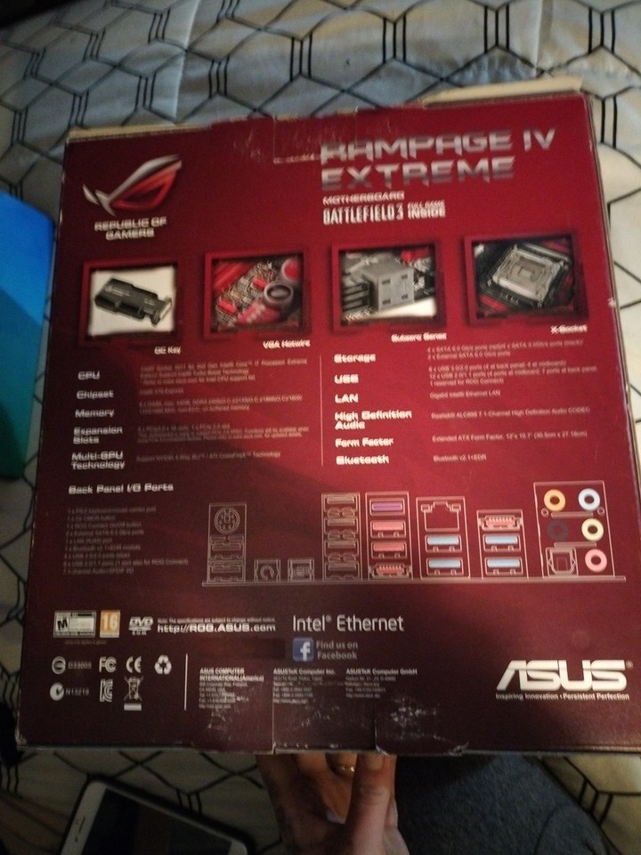 ASUS Rampage IV Formula Motherboard LGA2011 Intel X79 DDR3 With I/O ...