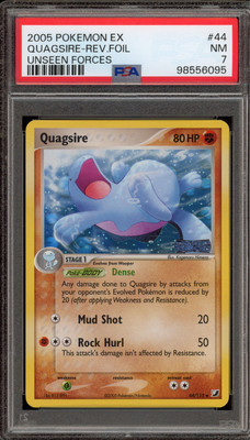 Pokemon Quagsire EX Unseen Forces Reverse Holo #44 PSA 7 | eBay
