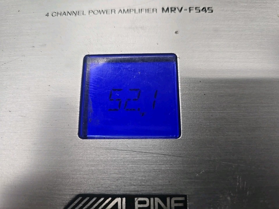 Alpine MRV-F545 4-Channel Car Amp TESTED! 793276300744| eBay