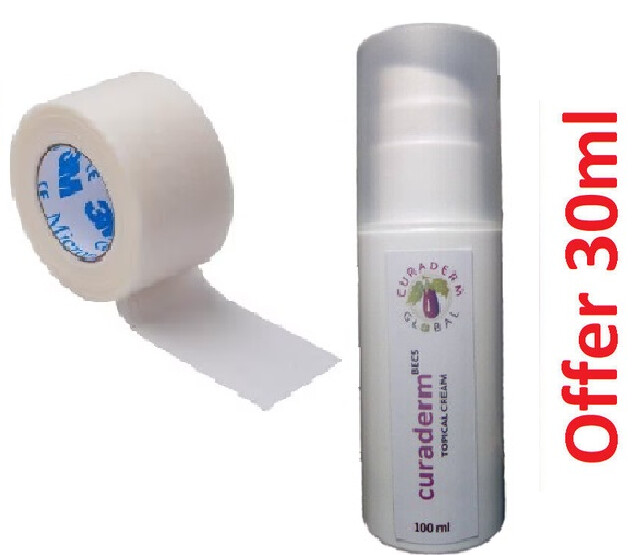Curaderm Bec5 Cream + Free Micropore Tape + Free Shipping inside U.S ...
