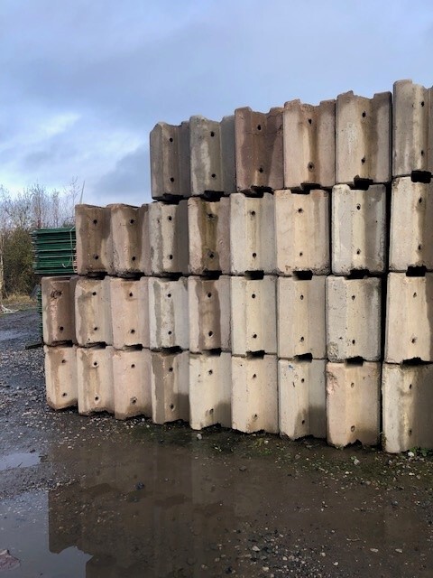 Used Temporary Vertical Concrete Barrier (TVCB)- Block | eBay UK