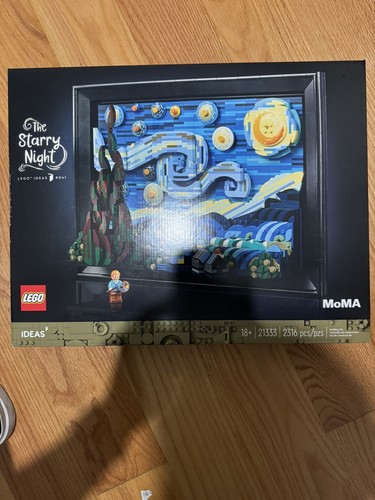 LEGO Ideas Vincent Van Gogh The Starry Night 21333 NEW MOMA Sealed | eBay
