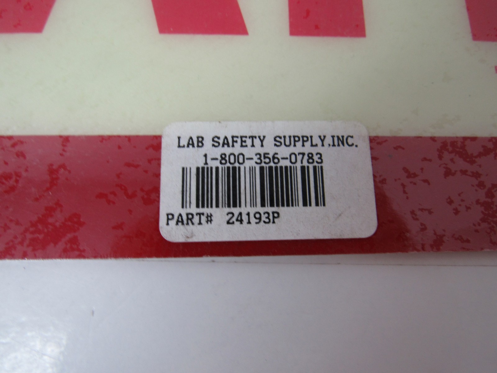 LAB SAFETY SUPPLY EXIT SIGN 24193P | eBay