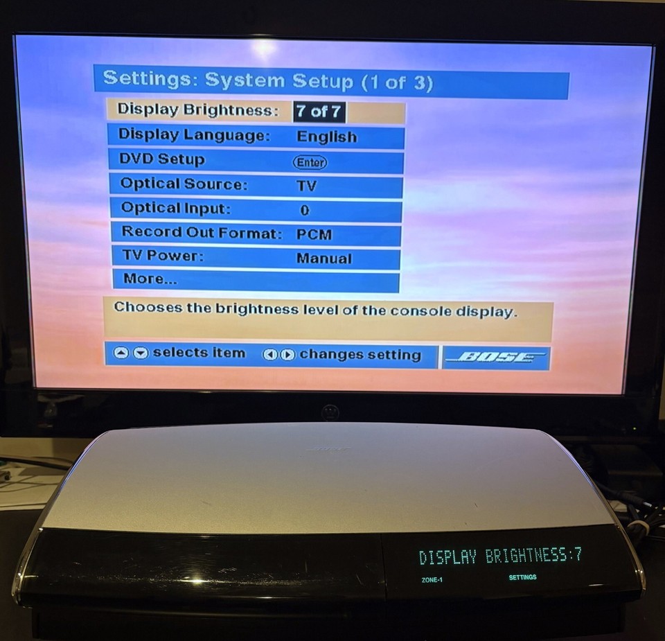 Bose AV28 Lifestyle 28 Media Center CD DVD Console with Genuine RC28 ...