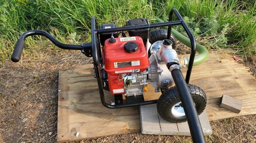 Predator 2 in. 212cc Gasoline Engine Semi-Trash Water Pump Portable ...