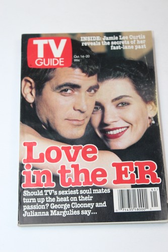 TV Guide Oct 14 1995 - GEORGE CLOONEY, JULIANNA MARGULIES, 'ER' ~DALLAS ...