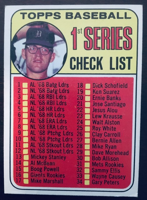 1969 Topps - Checklist #57 Denny McLain for sale online | eBay