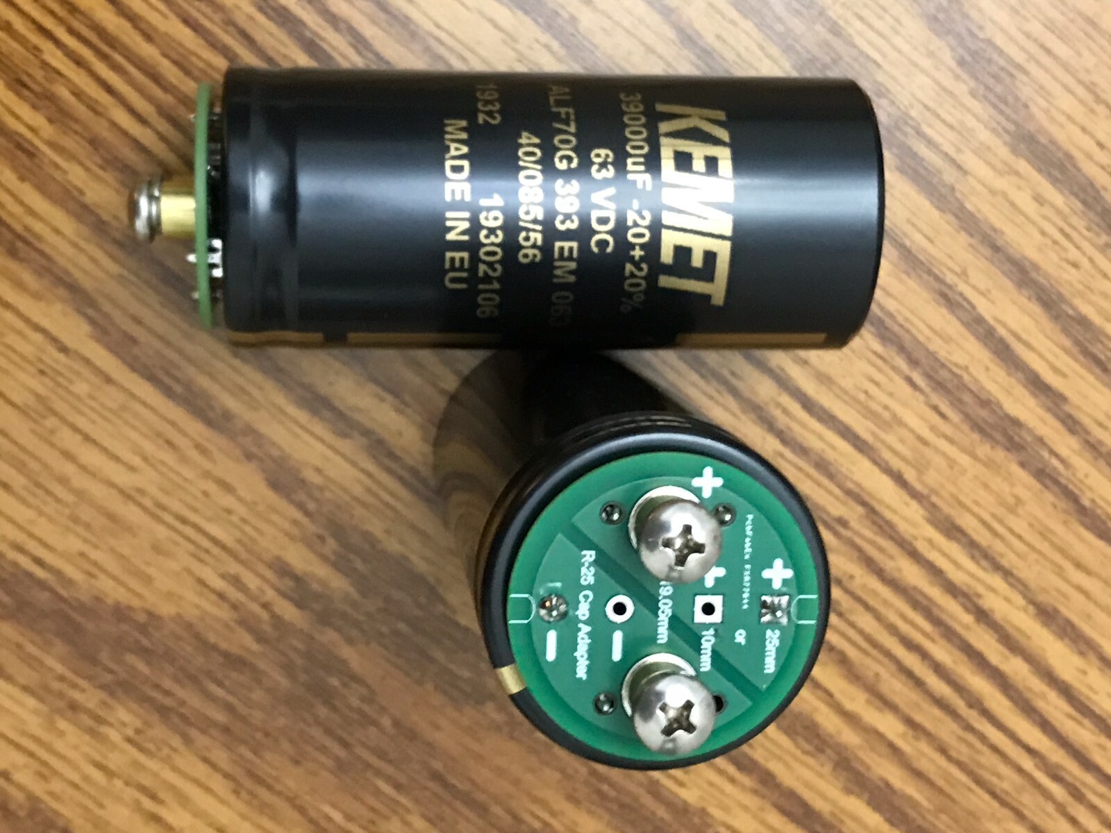 Capacitor Adapter 25mm or 10mm to 19.05mm (.75') screw studs *PAIR* | eBay