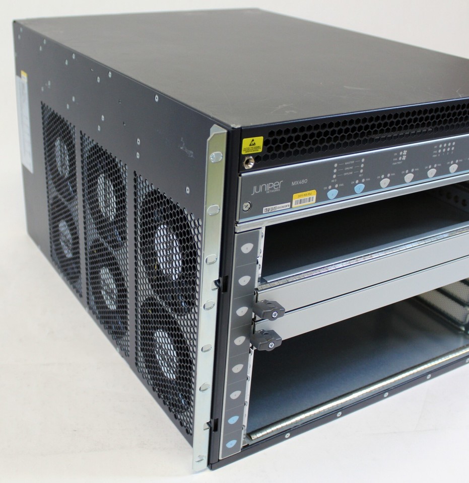 Juniper MX480 Router CHAS-BP3-MX480 w/ Enhanced Midplane, 4x PWR-MX480 ...