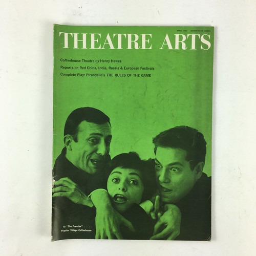 April 1961 Theatre Arts Magazine Coffeehouse Theatre by Henry Hewes The ...