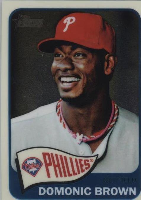 2014 Topps Heritage - Domonic Brown #THC-310 Chrome /999 for sale ...