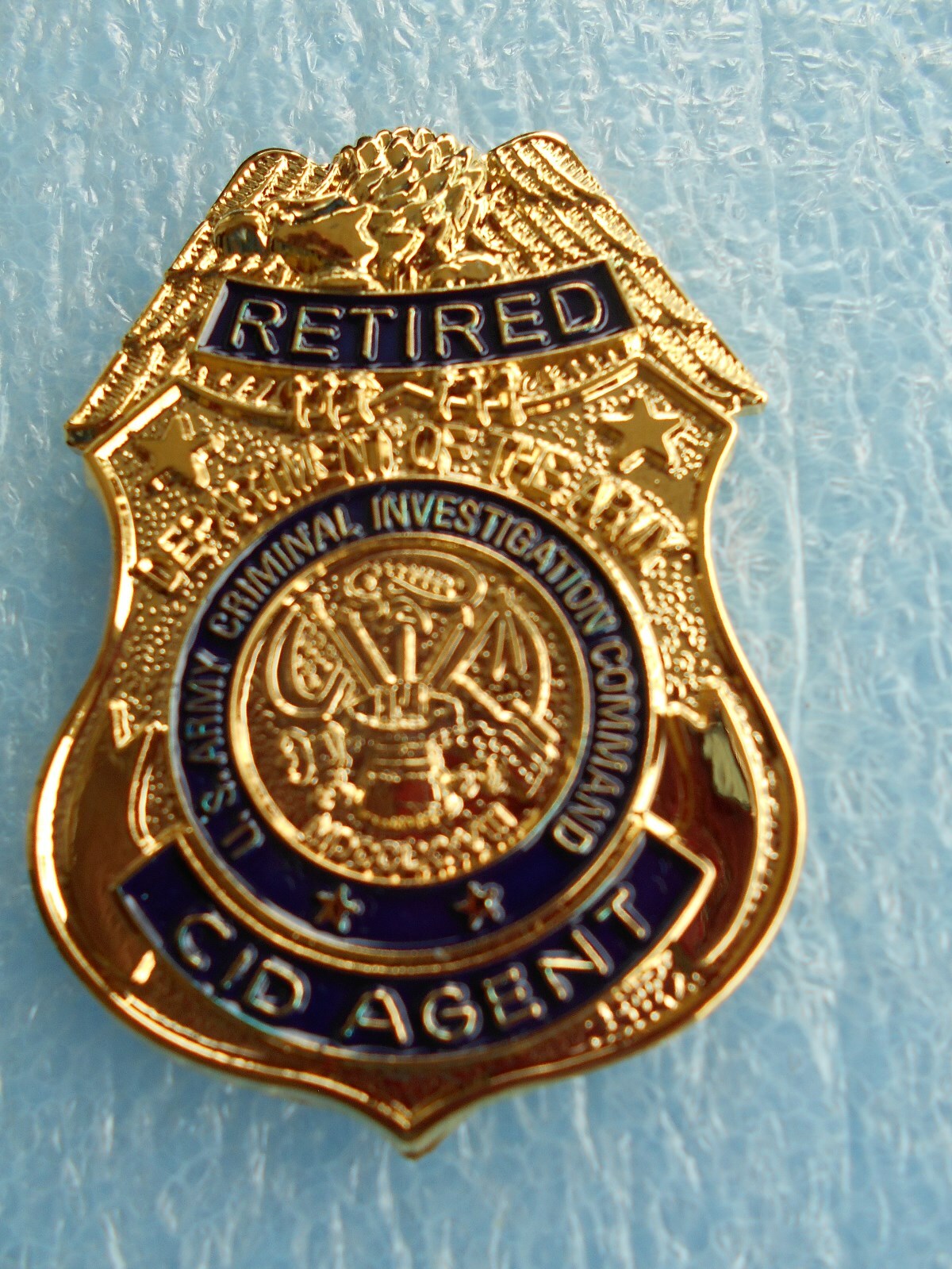 US Army COUNTERINTELLIGENCE (ACI) "RETIRED" Badge. Without pins | eBay