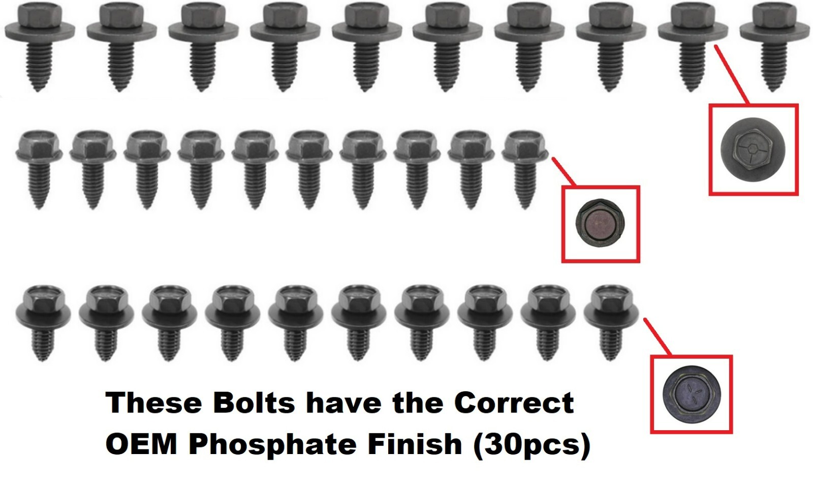(30pcs) BODY BOLT KIT! FOR ALL C10 C20 C30 PICKUP JIMMY BLAZER S10 ...