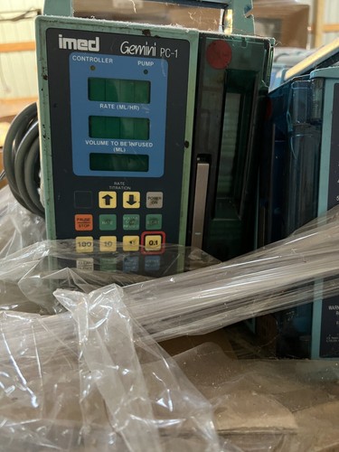 IMED 1310B Gemini PC-1 Volumetric Infusion Pump Tested Power. Many ...