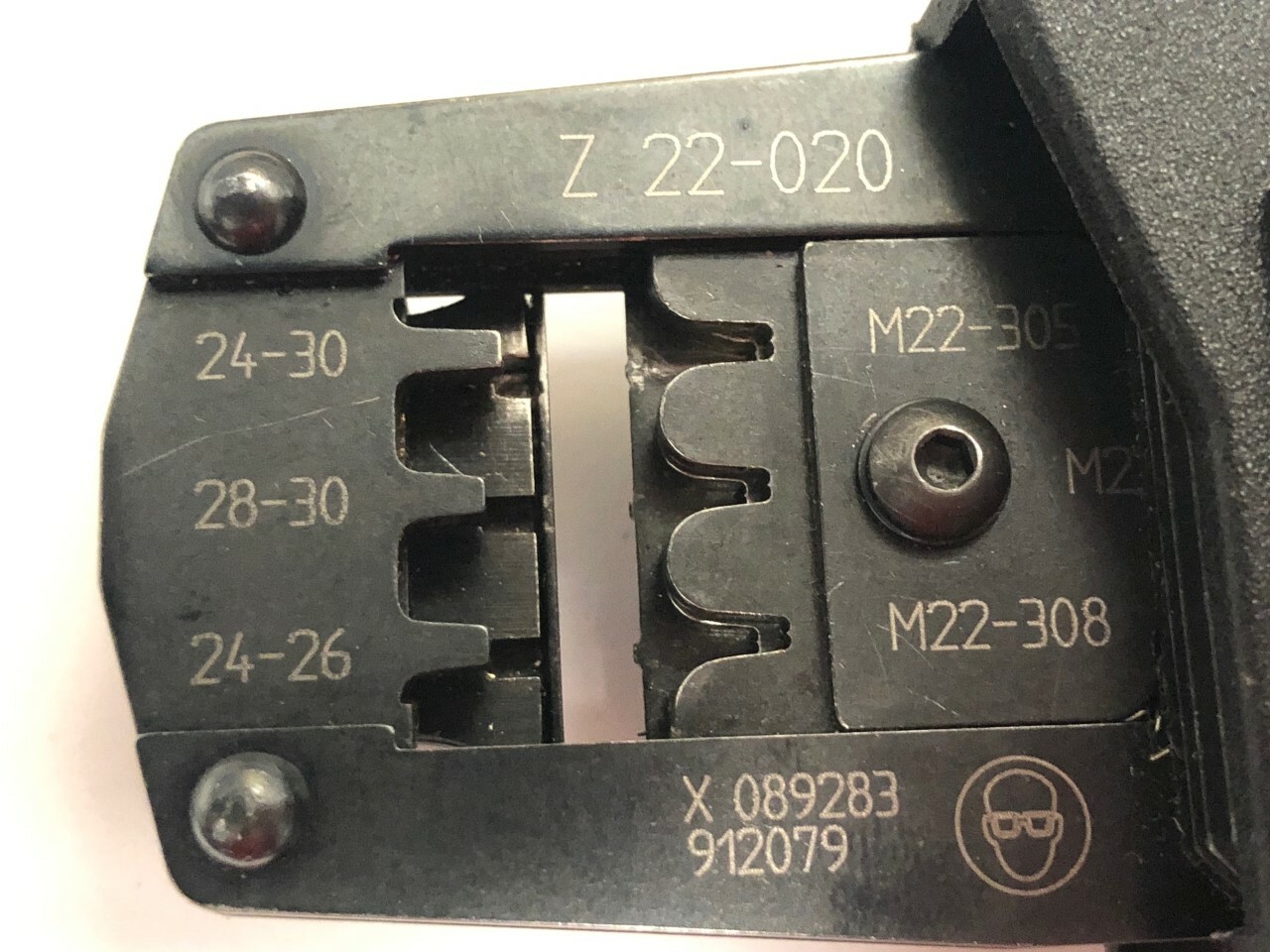 HARWIN Crimp Tool, Hand, 30-24Awg, 2mm - Z22-020 - FOR USE WITH CRIMP ...