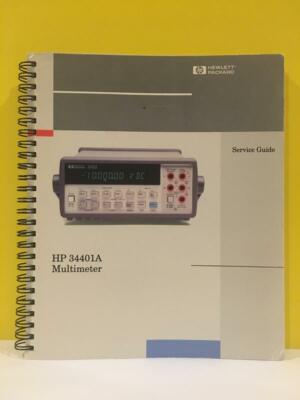HP 34401-90013 34401A Multimeter Service Guide | eBay
