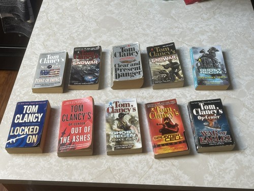 Lot of 10 TOM CLANCY Books. PAPERBACK | eBay