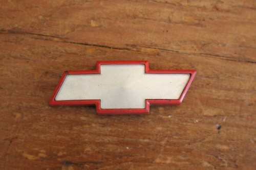 OEM Red Trim CHEVROLET Sedan Small Bowtie Emblem Badge Ornament | eBay