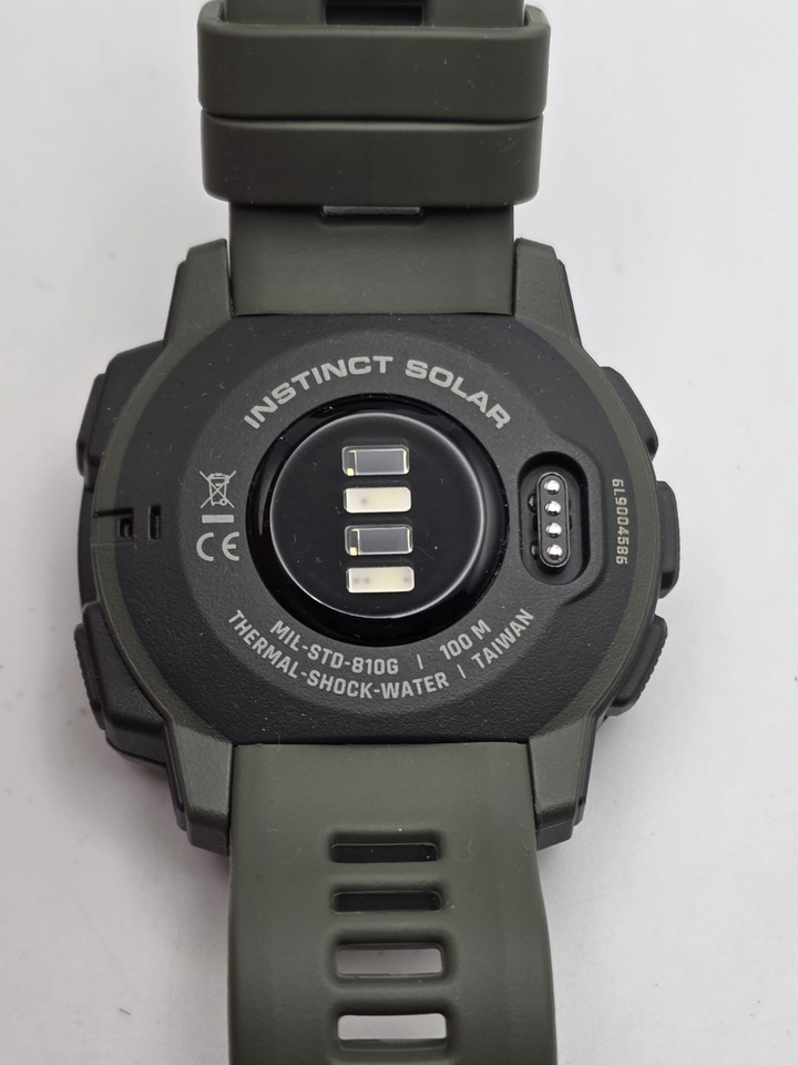 Garmin Instinct Solar Sports Watch Rugged GPS HRM Camo Edition Lichen ...