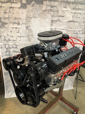 383 R EFI STROKER CRATE ENGINE A/C AFR Head 530hp ROLLER TURNKEY ...