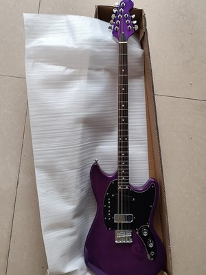 Electric Guitar 8-string Mandolin Type grape purple scale length 685mm ...