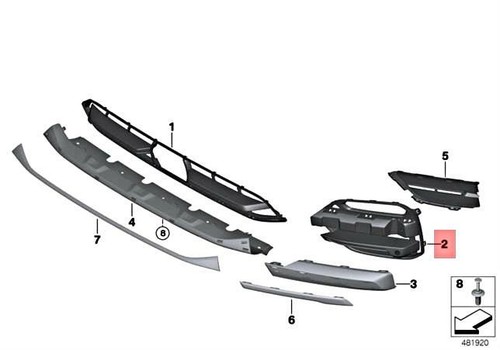 Genuine BMW X3 G01 G08 X3 18d TX11 Grille Side Open Left With Pdc ...