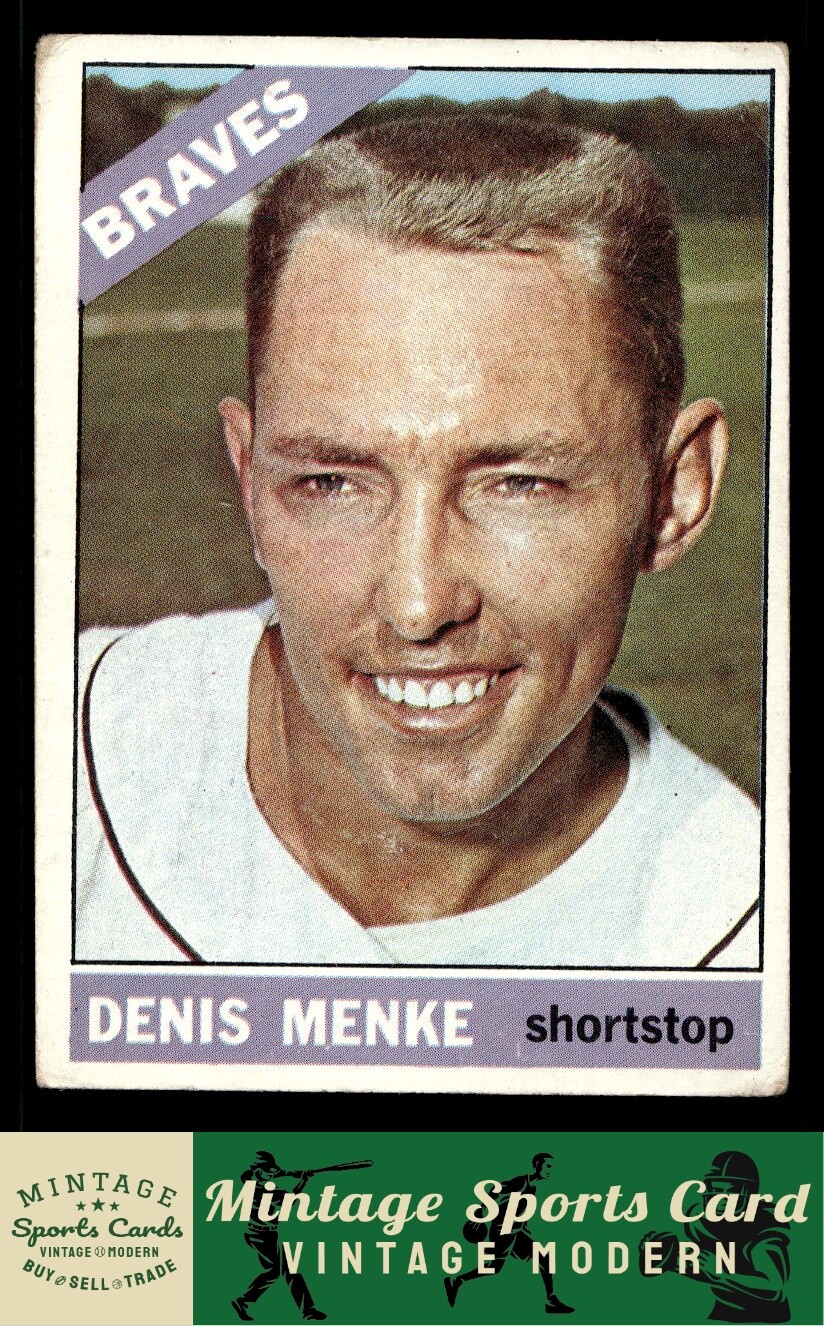 1966 Topps - Denis Menke - #184 Atlanta Braves GD/GD+ | eBay