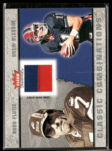 2003 Fleer Tradition - Classic Combinations Drew Bledsoe, Doug Flutie # ...