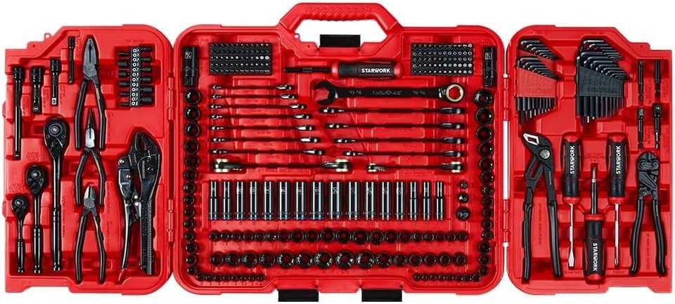 TRUE MECHANIC 312-Piece Mechanics Tool Set and Socket Set, Professional ...