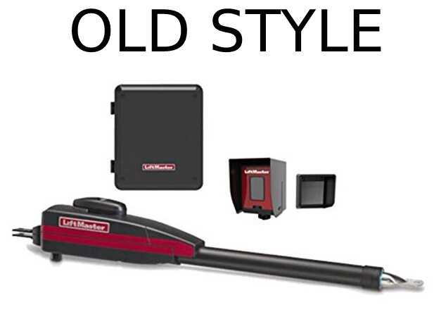 Liftmaster LA412PKGUL DUAL Solar 12V Swing Gate Opener Kit with (2 ...