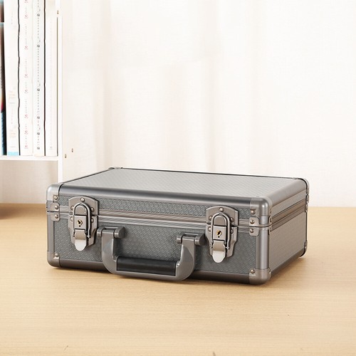 Lockable Briefcase Aluminum Hardside Attache Case Portable Hard Top ...