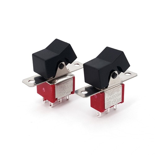 Salecom T80-R R11 Straight Type Mini Rocker Switch 3A/250VAC 5A/125VAC ...