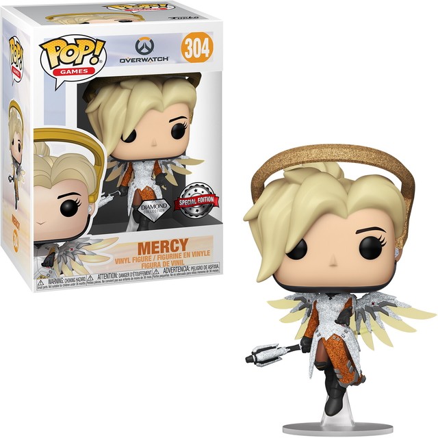 Overwatch - Mercy 304 Diamond Special Edition - Funko Pop - Vinyl Figur ...