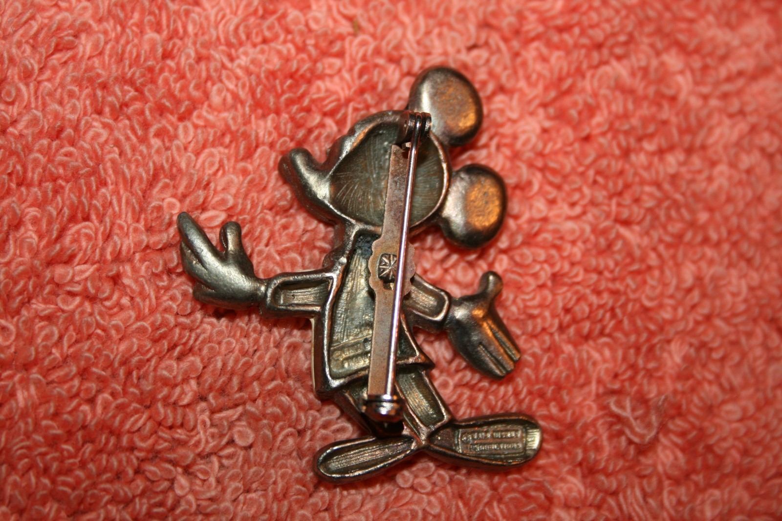 40's 50's Walt Disney Prod. Mickey Mouse Pin Brooch Enamel Painted ...