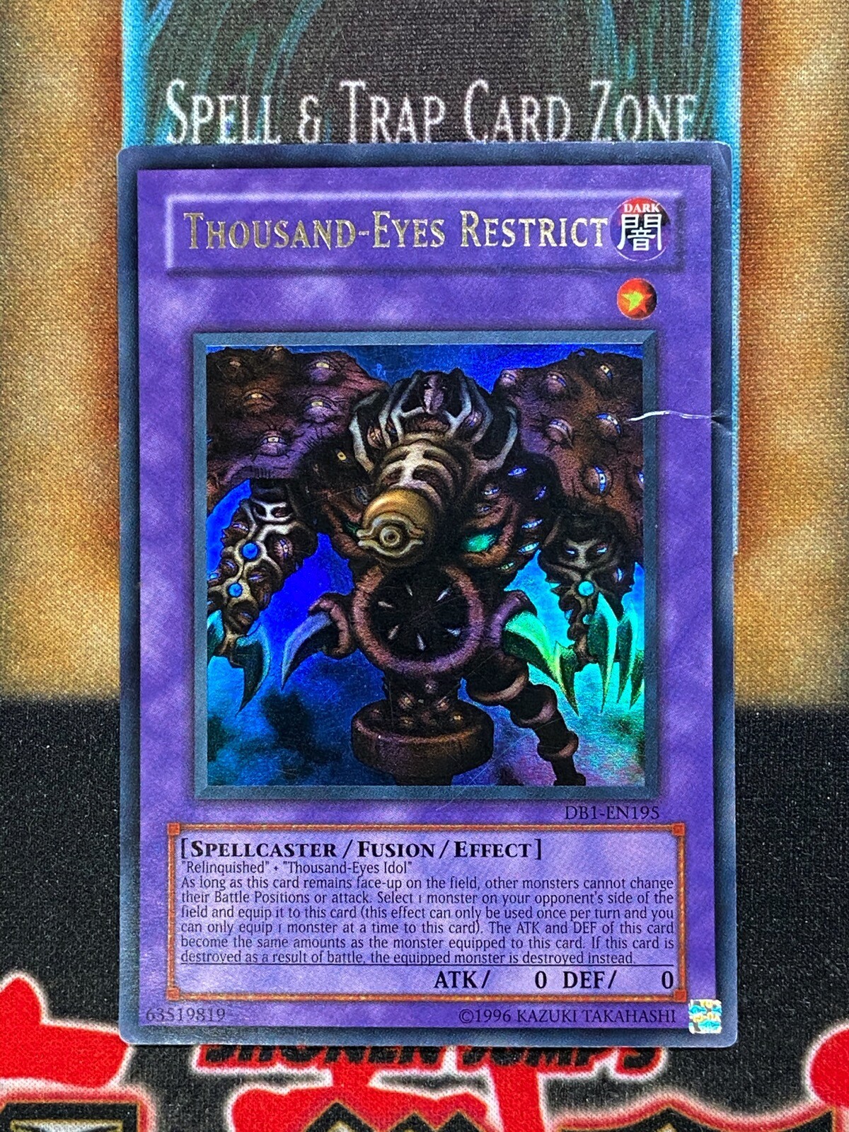 Yugioh Thousand-Eyes Restrict DB1-EN195 Ultra Rare HP | eBay