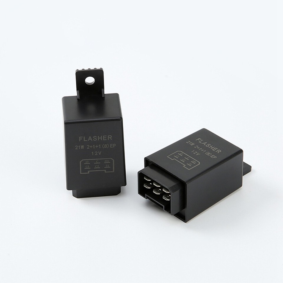 Flasher Unit 12V 21W 6 Pin Connector Flasher Relay Electronic Tractors ...