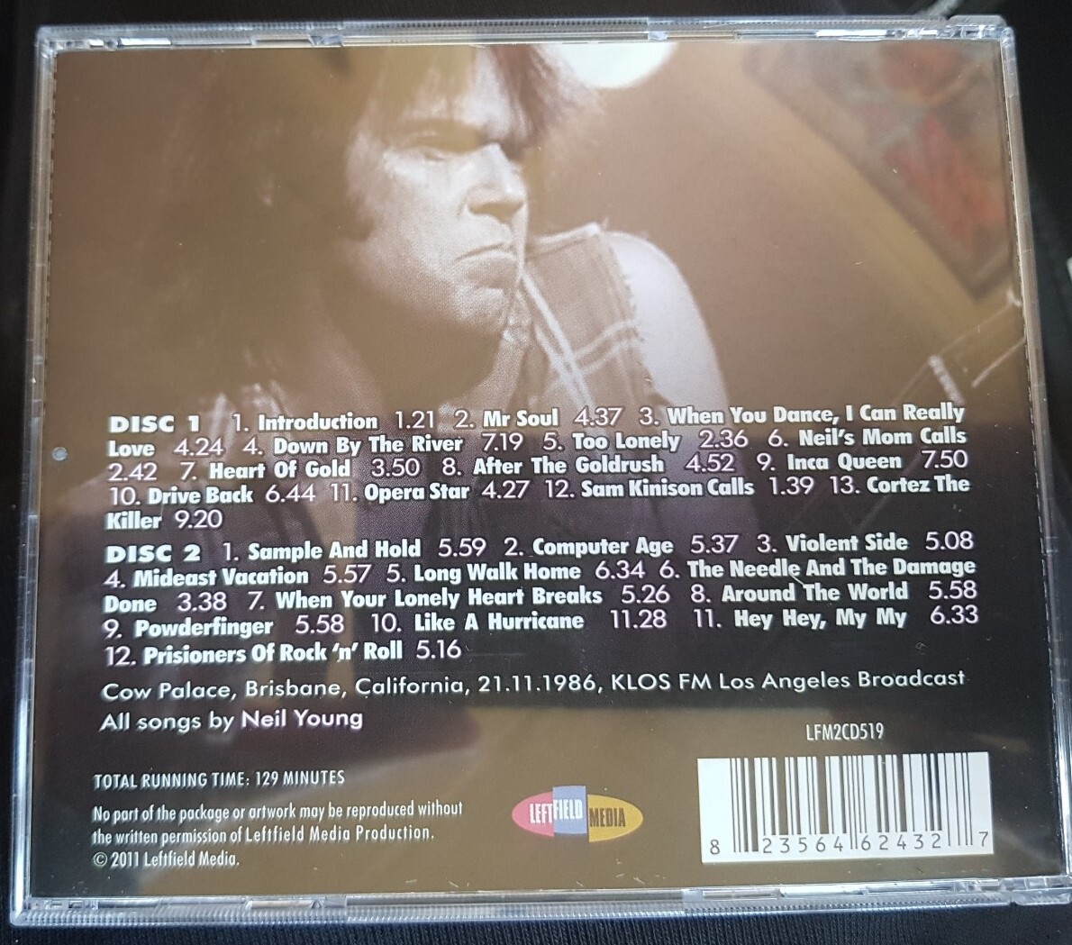 Neil Young - Cow Palace 1986 (Live Recording, 2012) for sale online | eBay