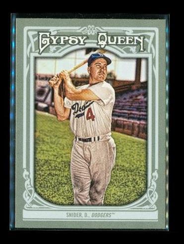 2013 TOPPS GYPSY QUEEN Baseball Trading Card #180 DUKE SNYDER Brooklyn ...