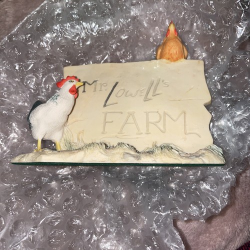 Lowell Davis Mr. Lowell's Farm Signed 5 x 4 Preowned No Box Small Chip ...